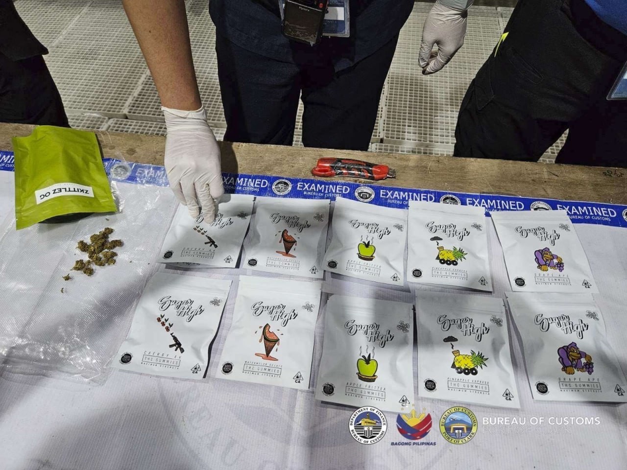 BOC seizes packets of marijuana-laced gummies at Clark port