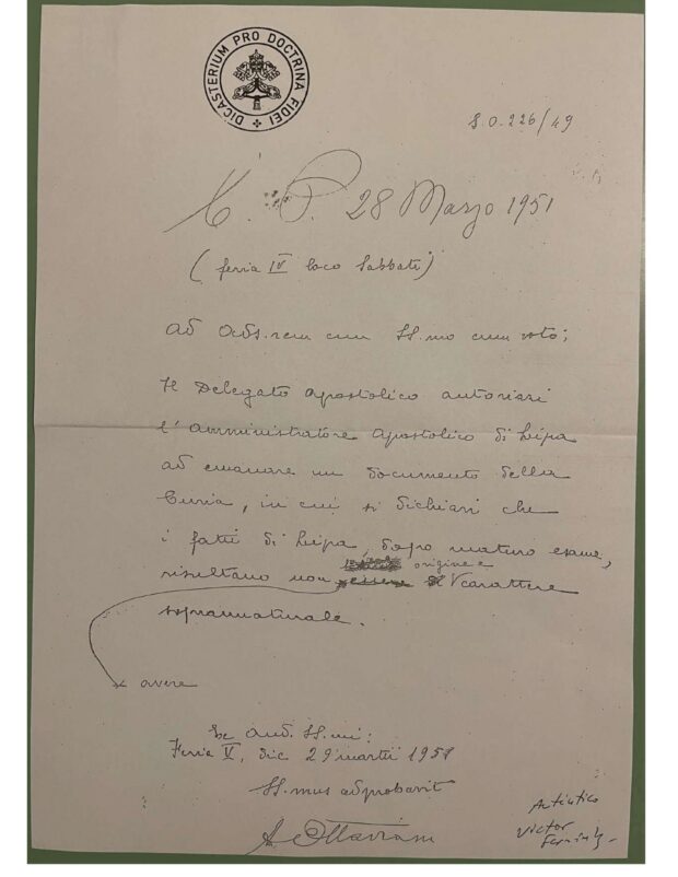 ‘Lipa apparition’ decree publicly released after 72 years