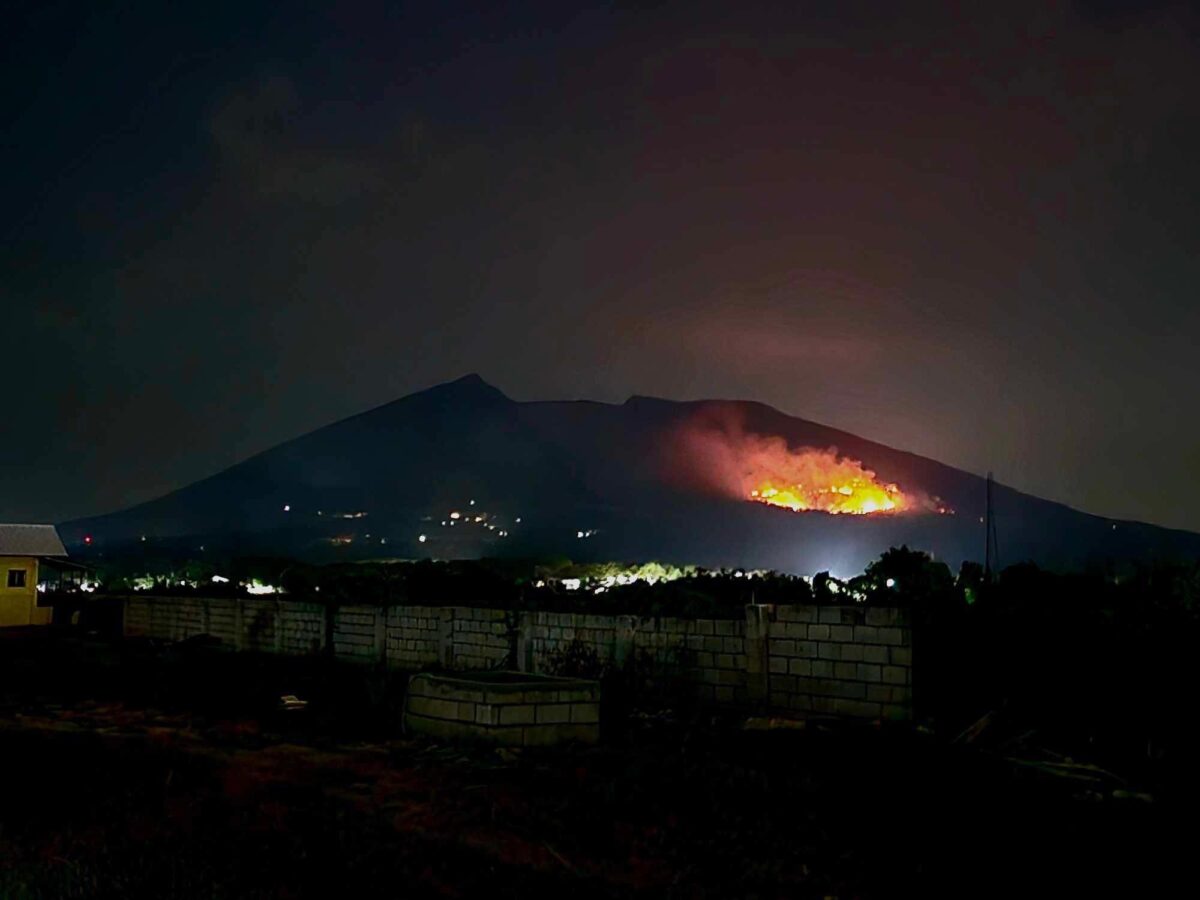 'Kaingin' eyed in Mount Arayat grassfire