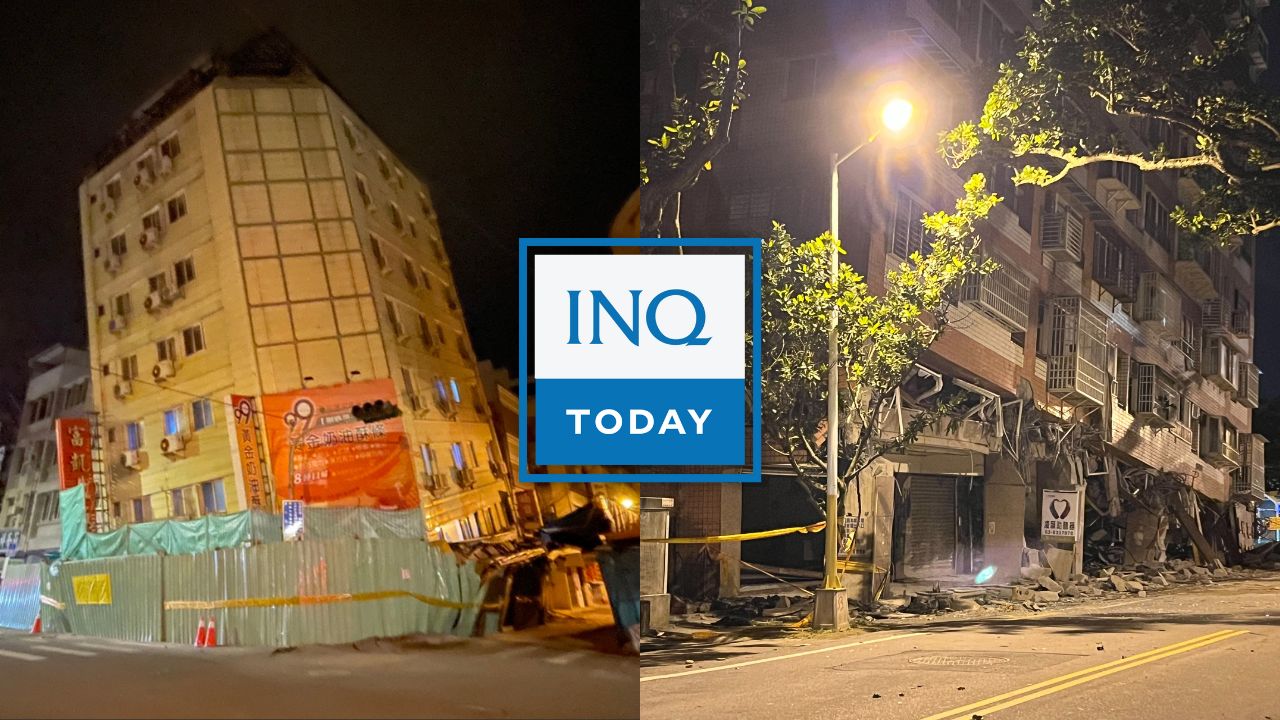 INQToday: Taiwan hit by numerous quakes, strongest reaching 6.3 ...