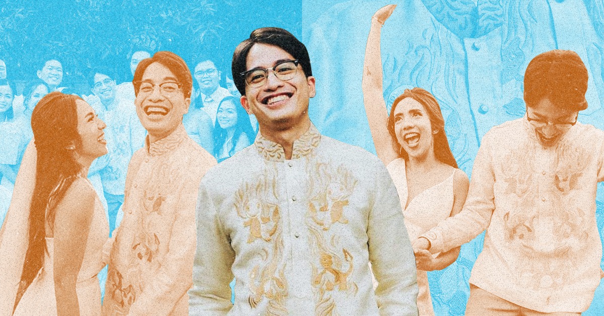 Groom wears Charmander Pokémon-inspired barong on wedding day ...