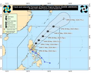 LIVE UPDATES: Typhoon Aghon