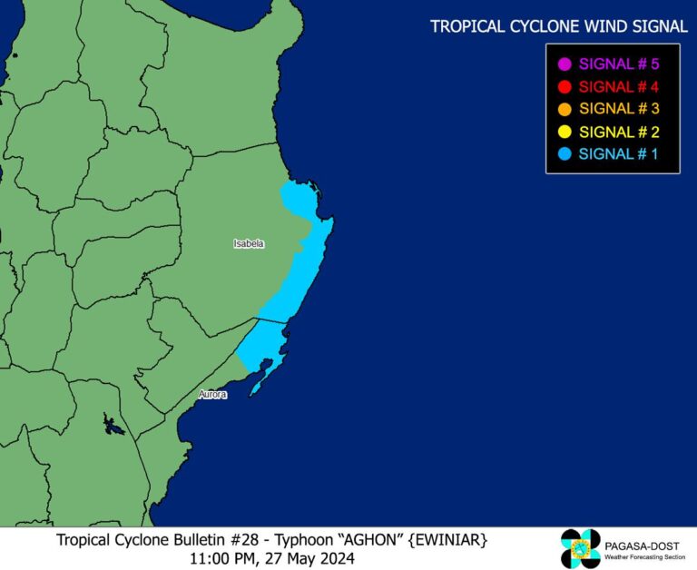LIVE UPDATES: Typhoon Aghon
