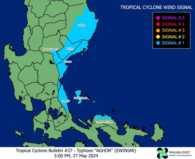 LIVE UPDATES: Typhoon Aghon