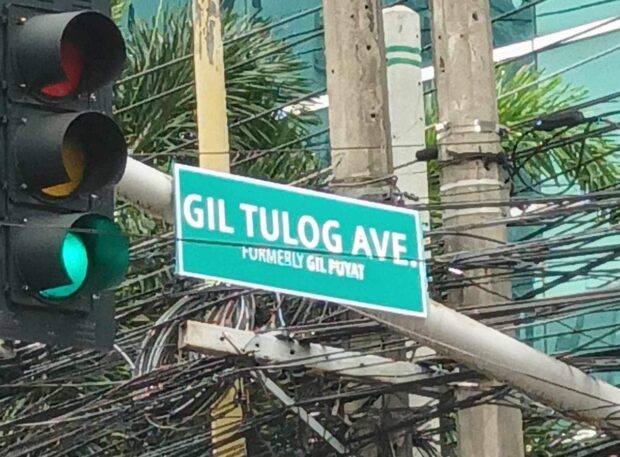 ‘Gil Tulog’ road signs in Makati removed