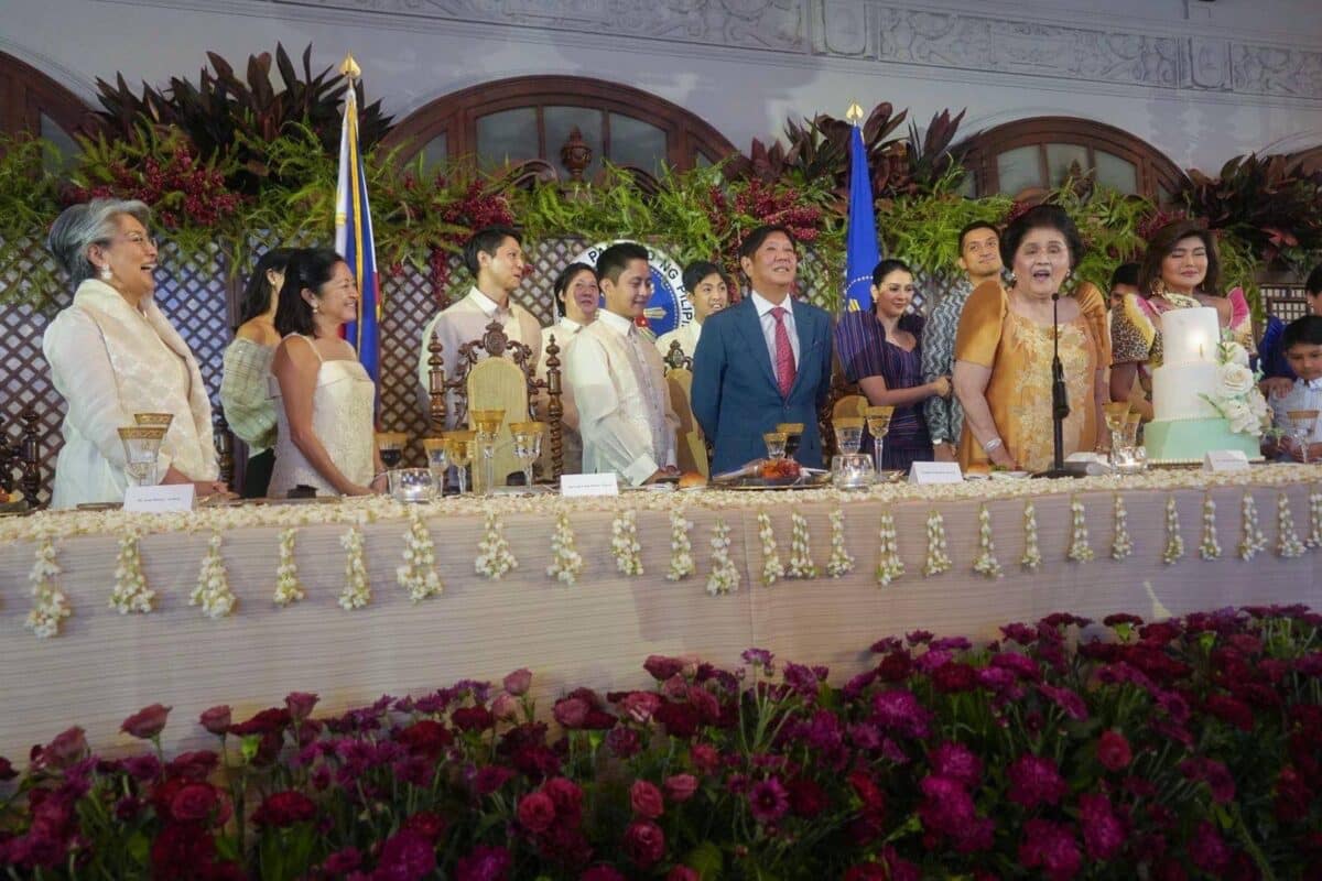 Marcos family complete during Imelda’s Malacañang birthday bash
