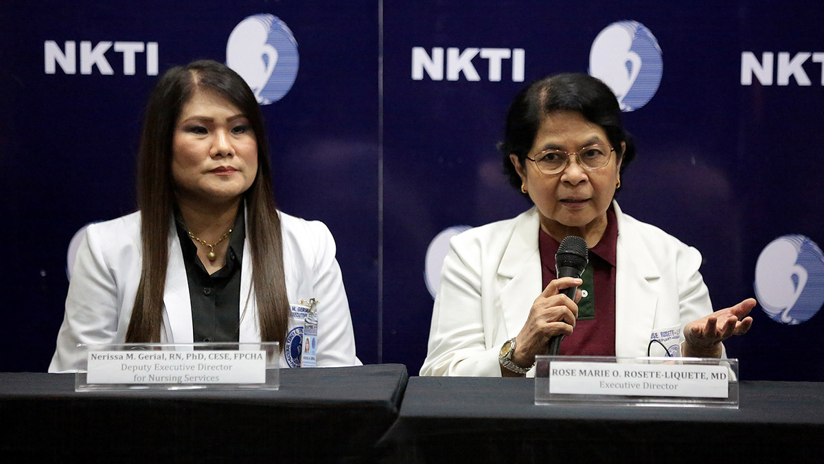 NKTI: No basis yet to sanction nurse linked to organ trafficking