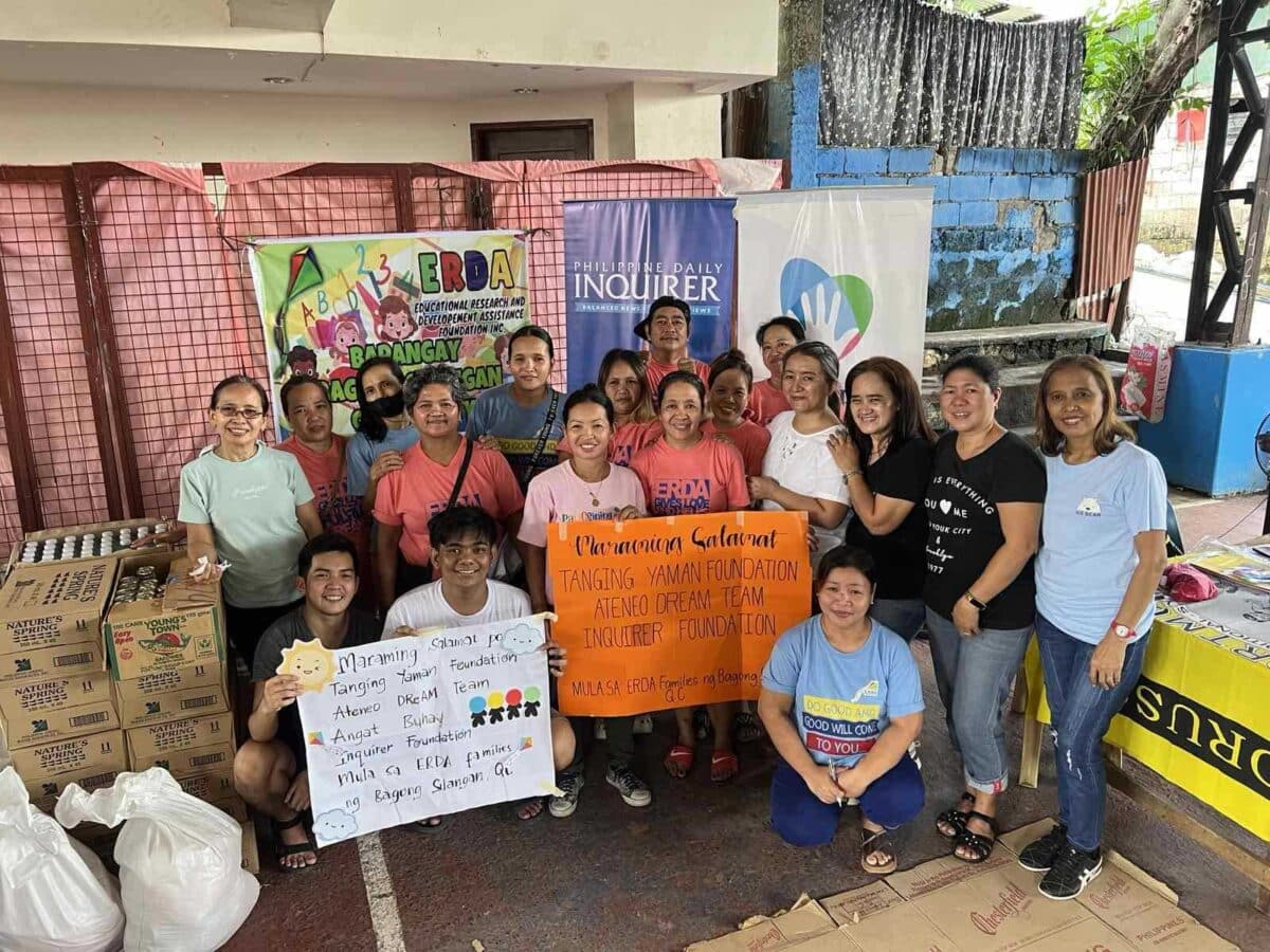 Inquirer aid drive for Carina victims