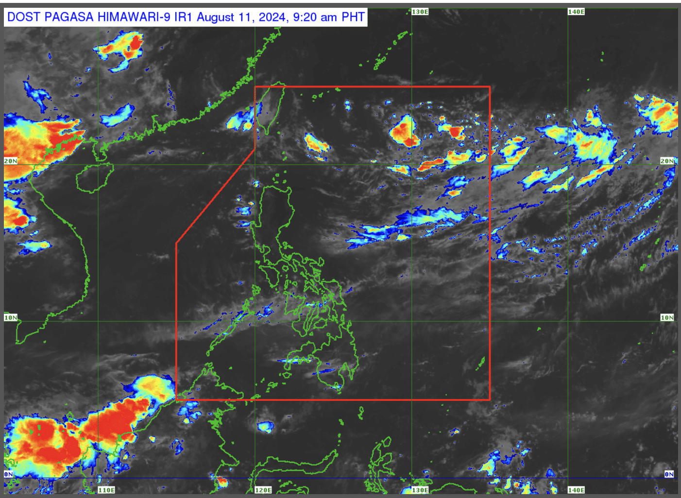 Taya ng ulan sa Luzon at ilang bahagi ng Visayas sa Linggo (Aug. 11 ...