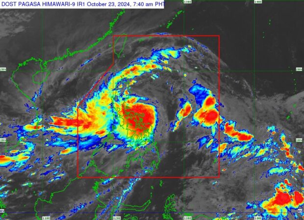 Kristine remains strong over Aurora, Quezon; Signal No. 2 up in 26 ...