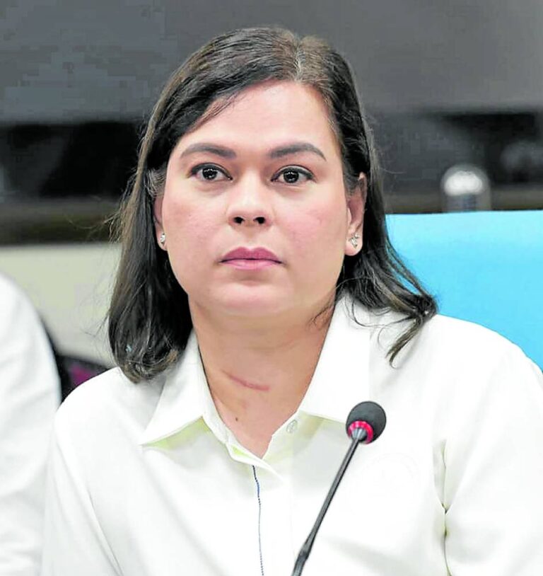 Sara Duterte attends Senate plenary deliberation on OVP's budget