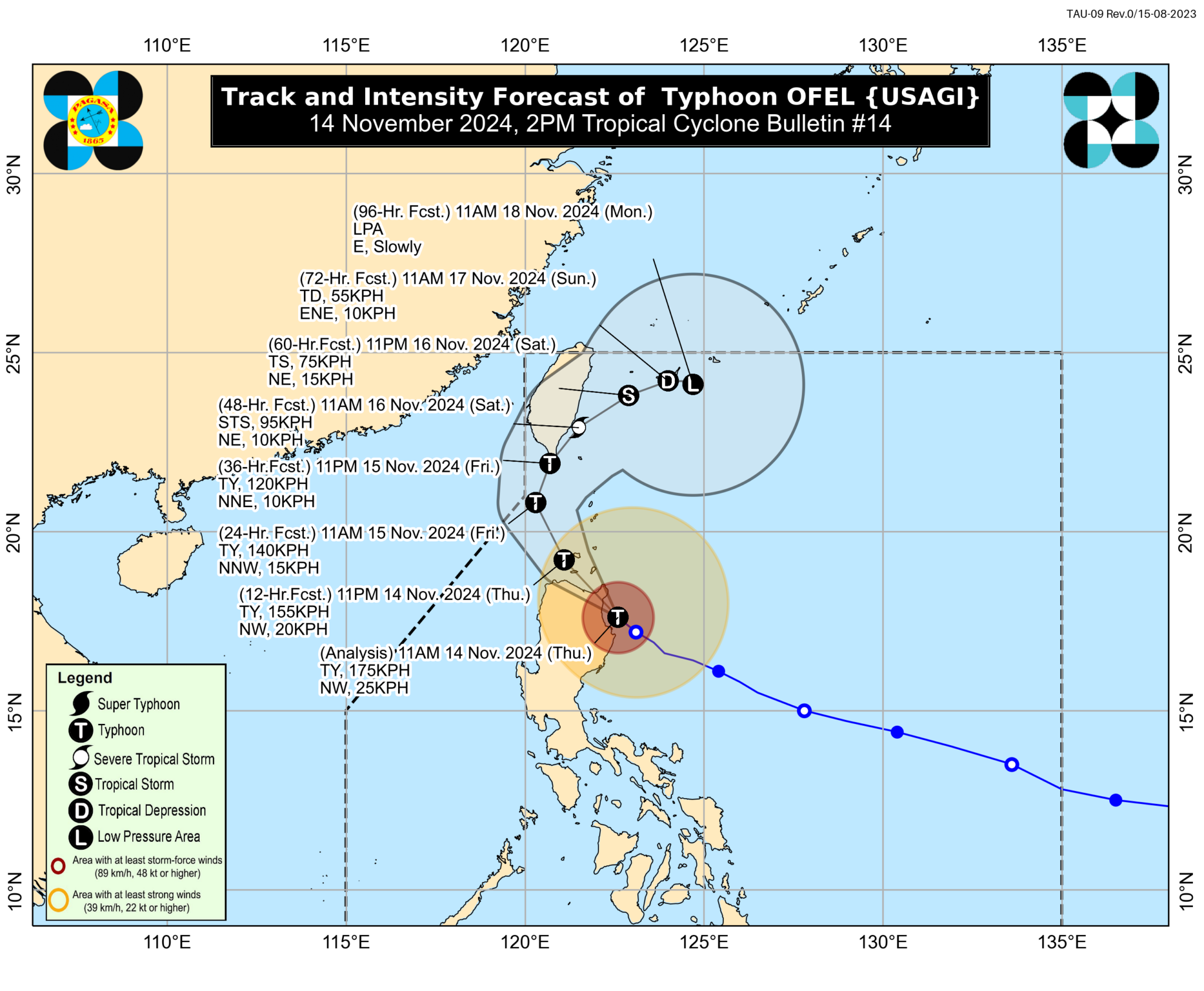 Ofel makes landfall over Cagayan, weakens into typhoon