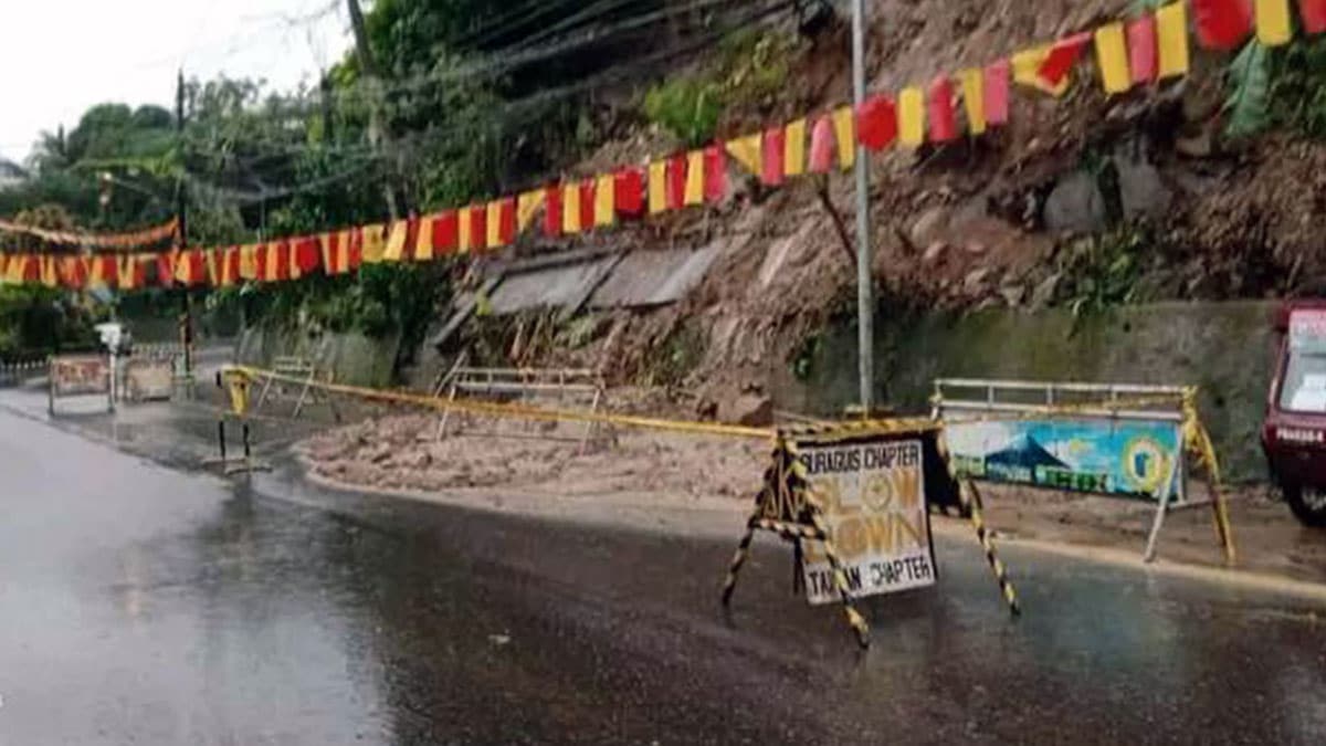 Rains trigger landslides, class suspensions in Albay, Sorsogon