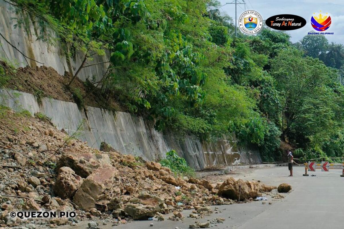 Quezon ground rupture damages structures; 30 families evacuated