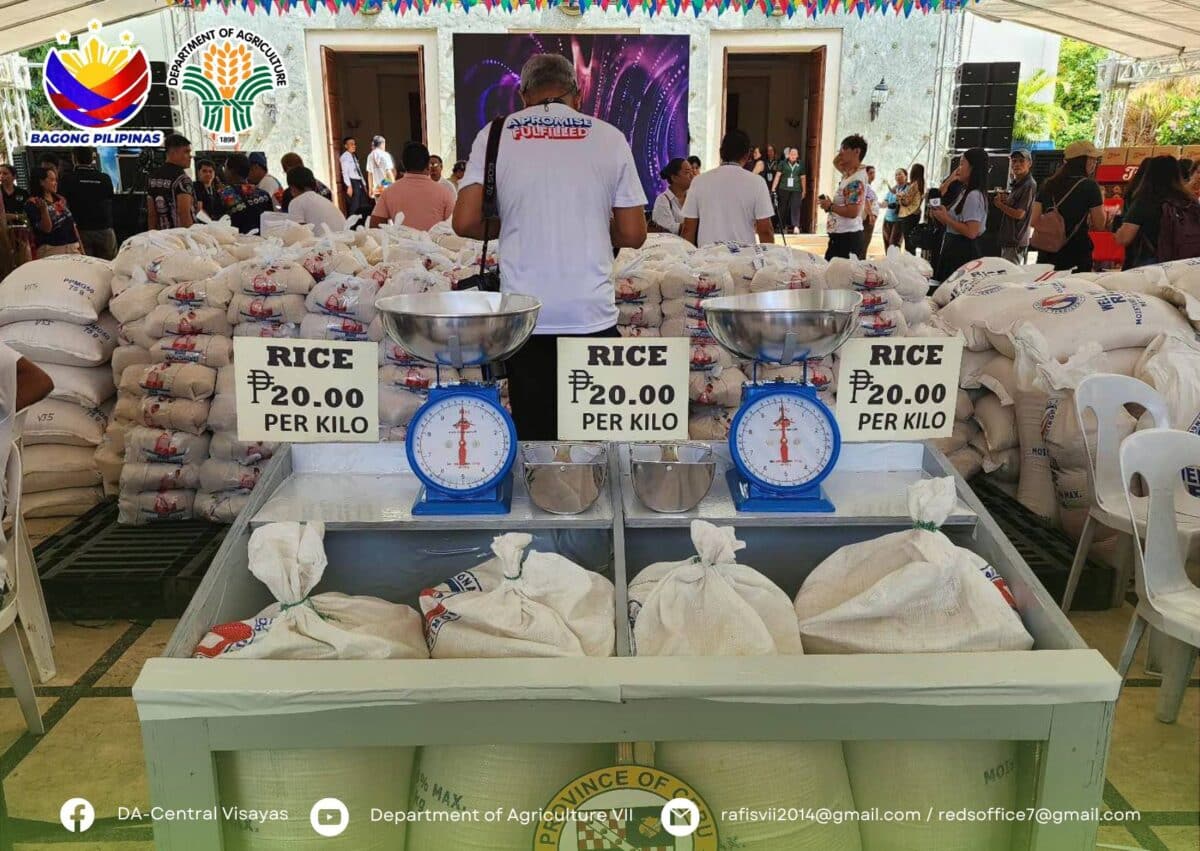 P20/kg rice program launched in Cebu