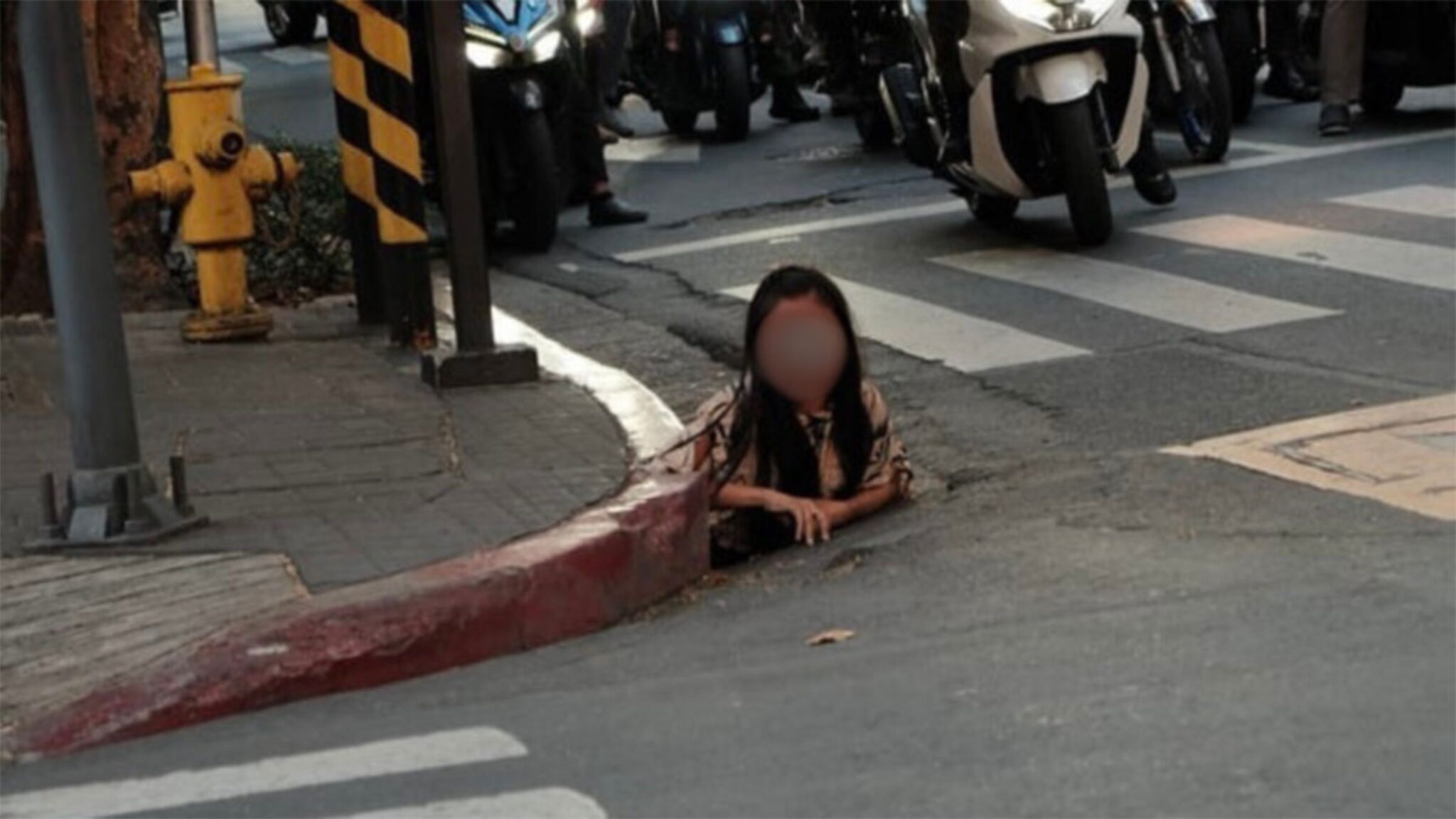 Woman who crawled out of Makati sewer now under DSWD custody