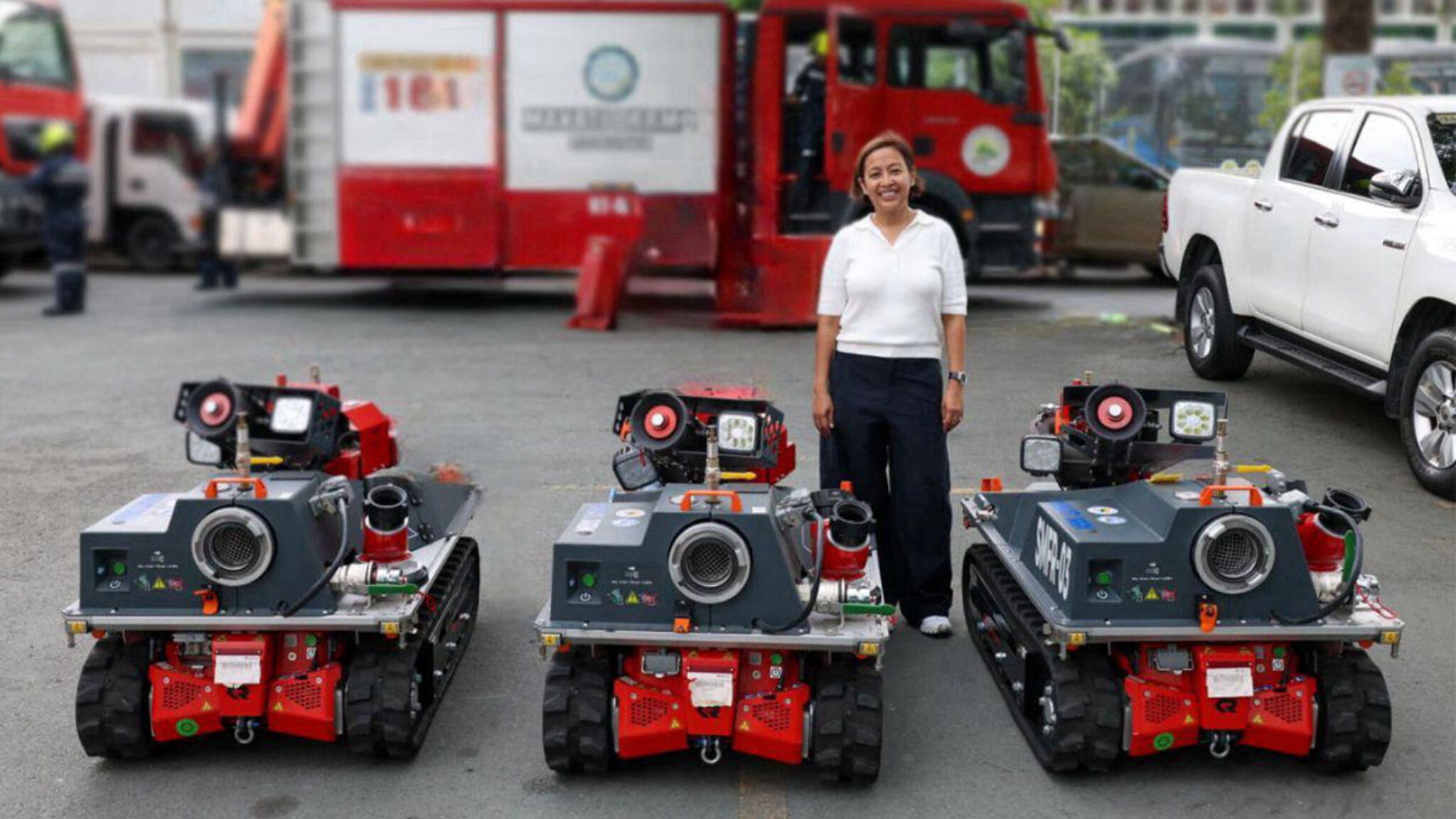 New firefighting robots boost Makati’s emergency response – Mayor Abby