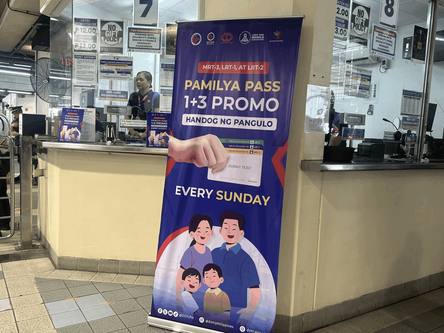 Pamilya Pass: Marcos offers 'pay 1, ride 4' at MRT, LRT Sundays