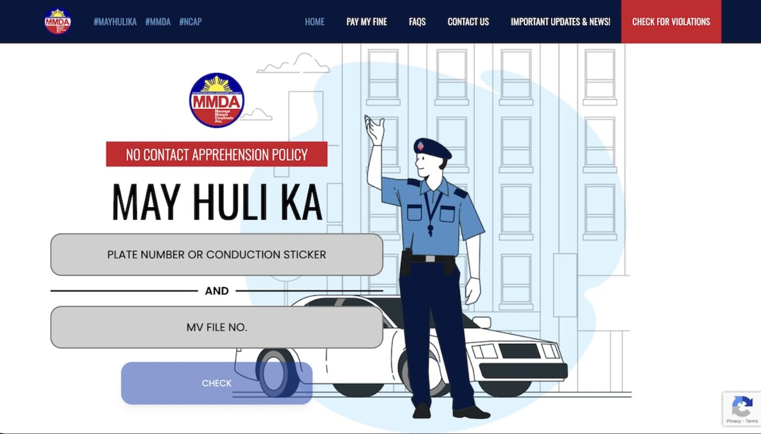 MMDA launches website for traffic violators caught through NCAP