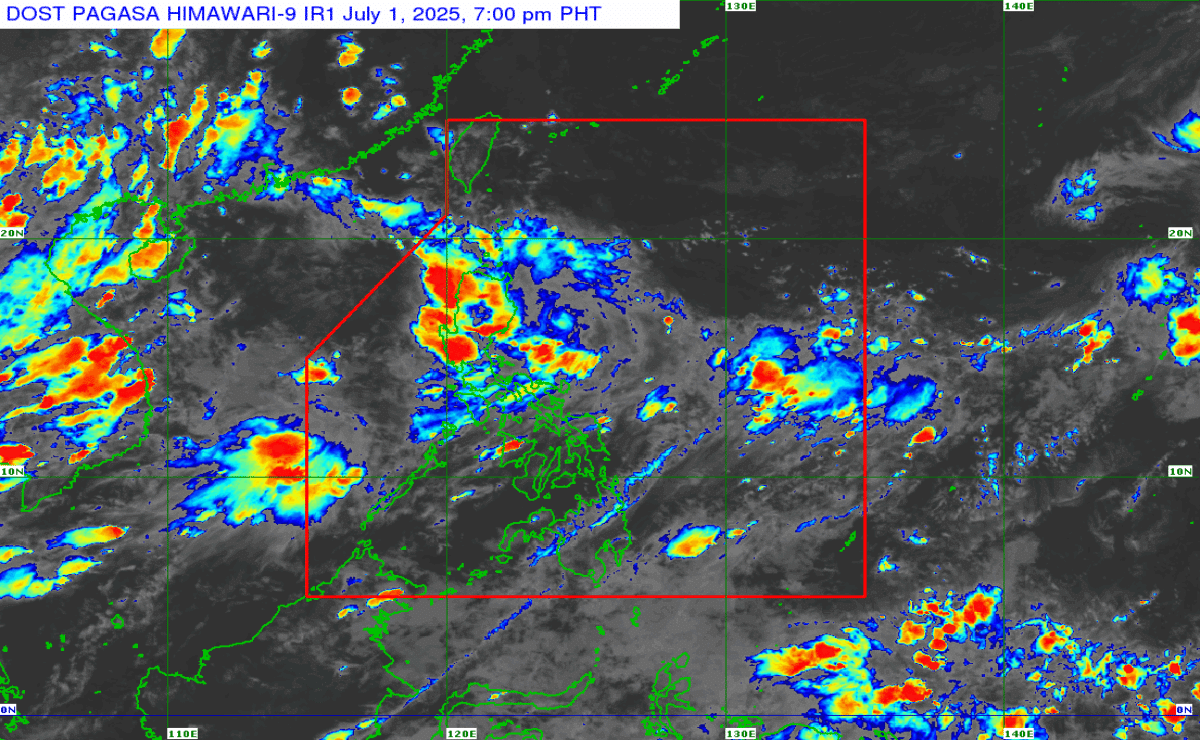 Rain to persist over PH due to LPA, habagat on Wednesday