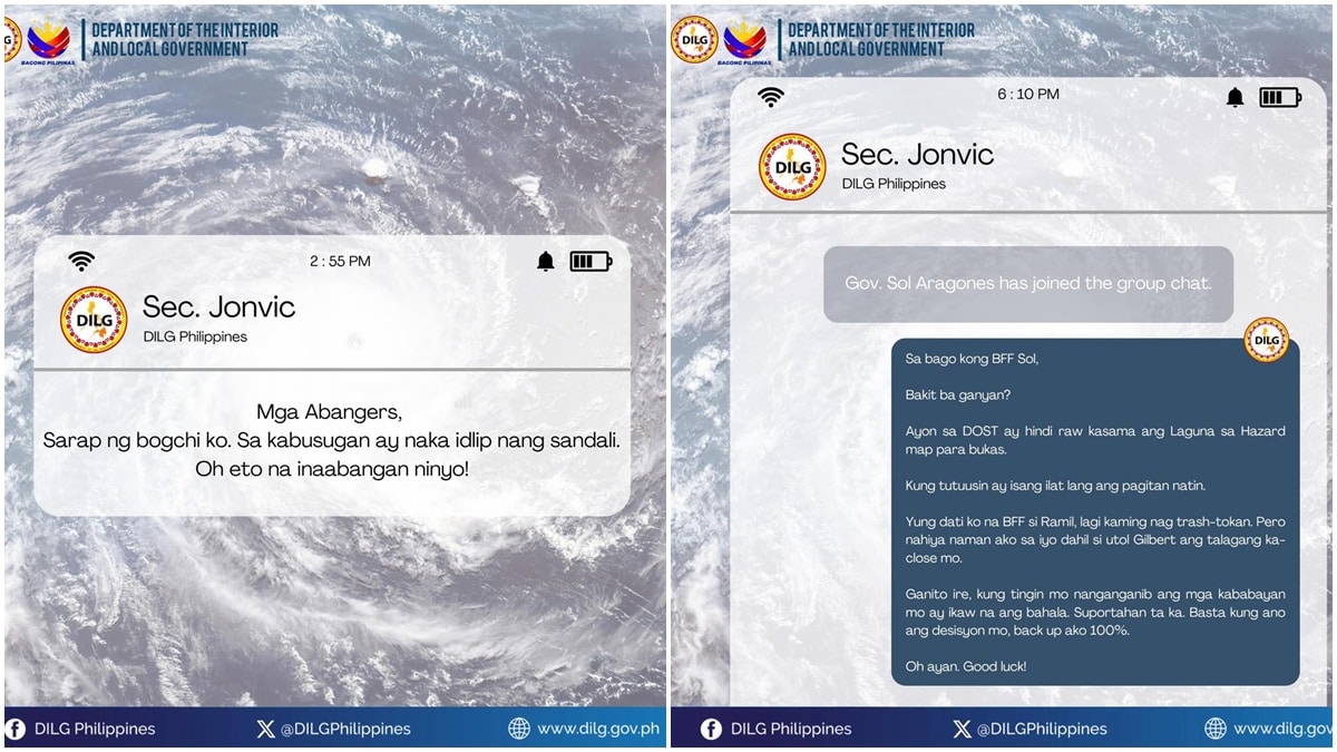 Netizens hit DILG's messaging style on suspension of classes