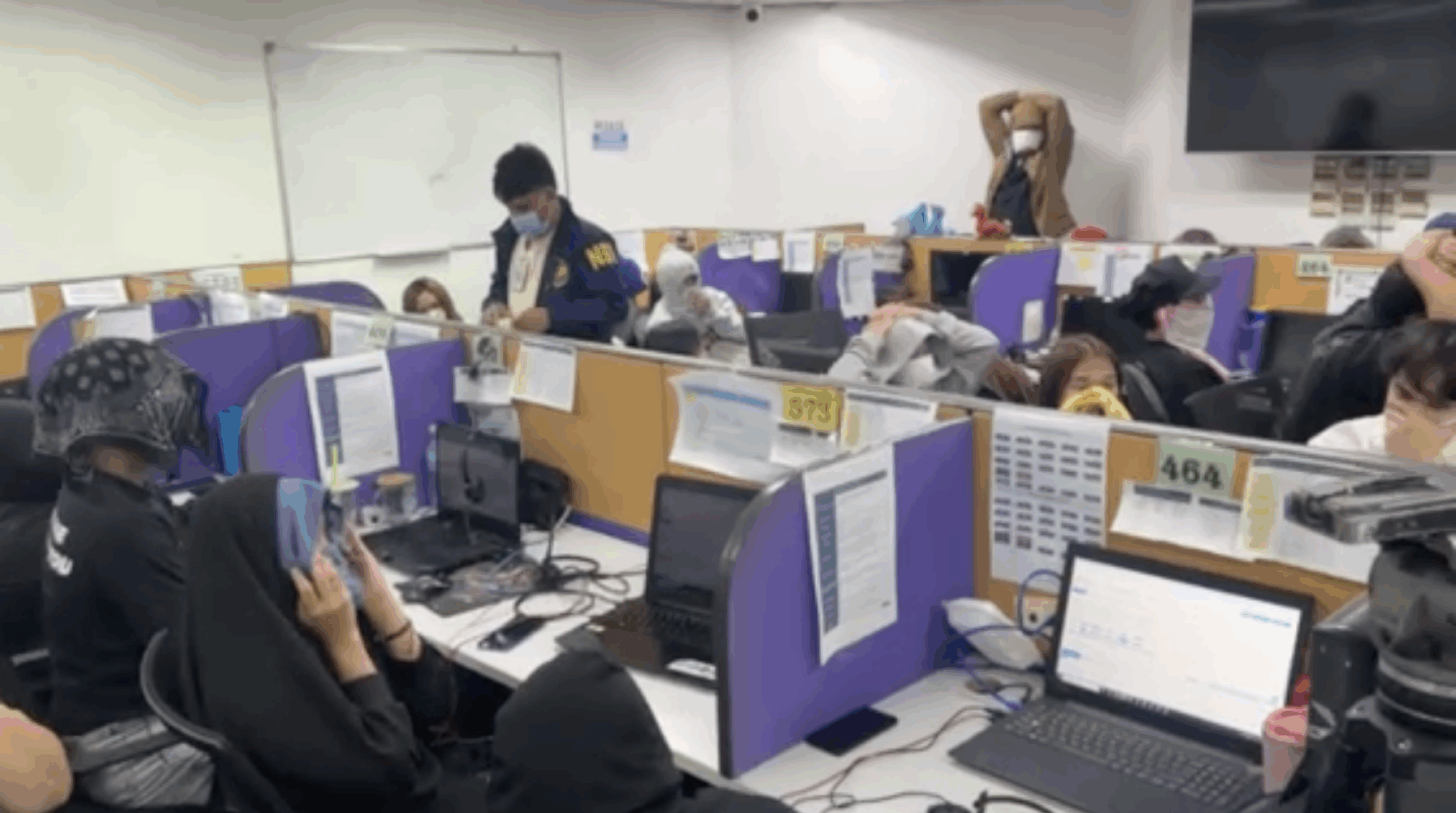 Cops raid online lending company in Pasig City, nab 168 employees