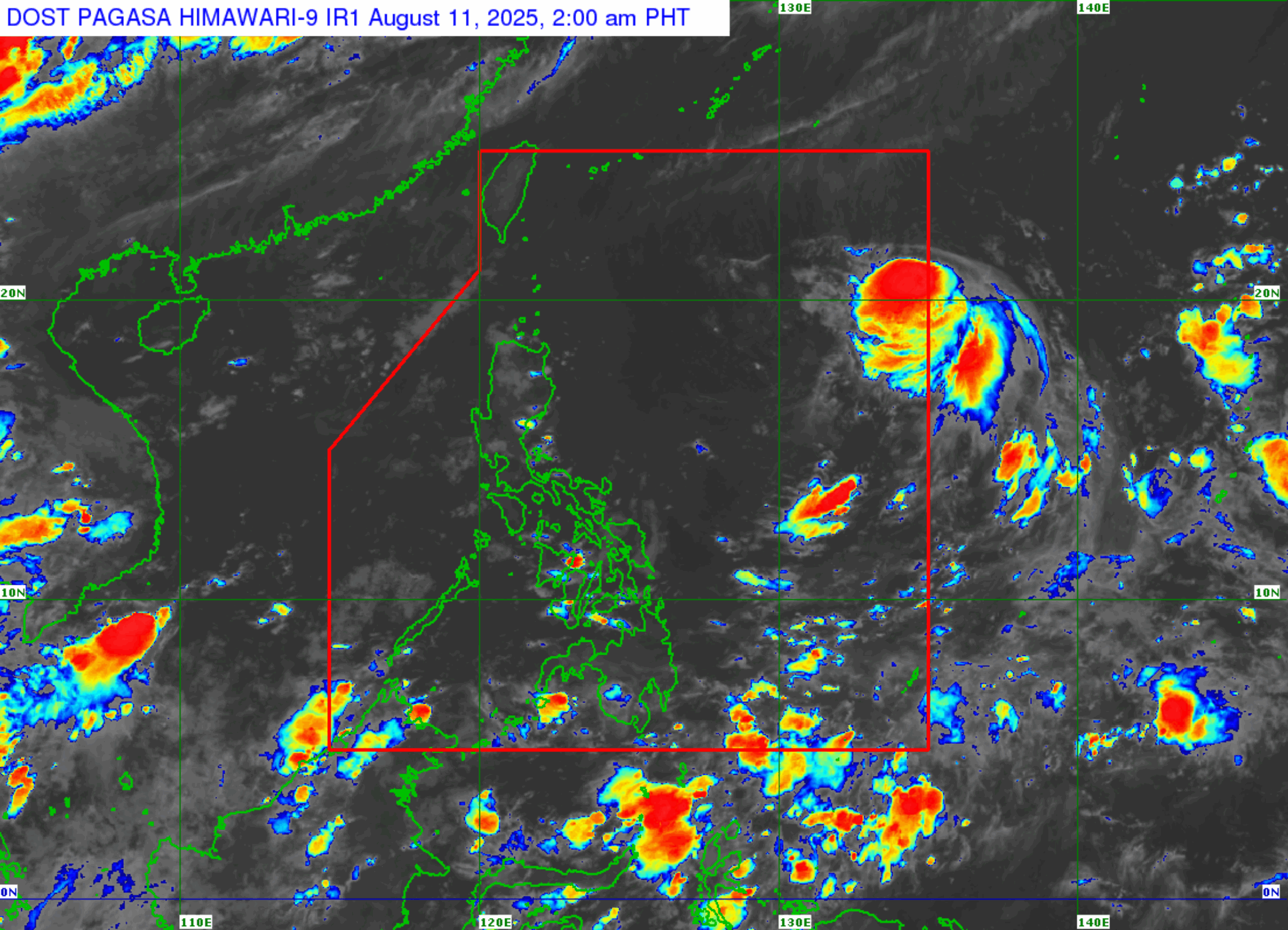 Severe tropical storm Podul enters PAR