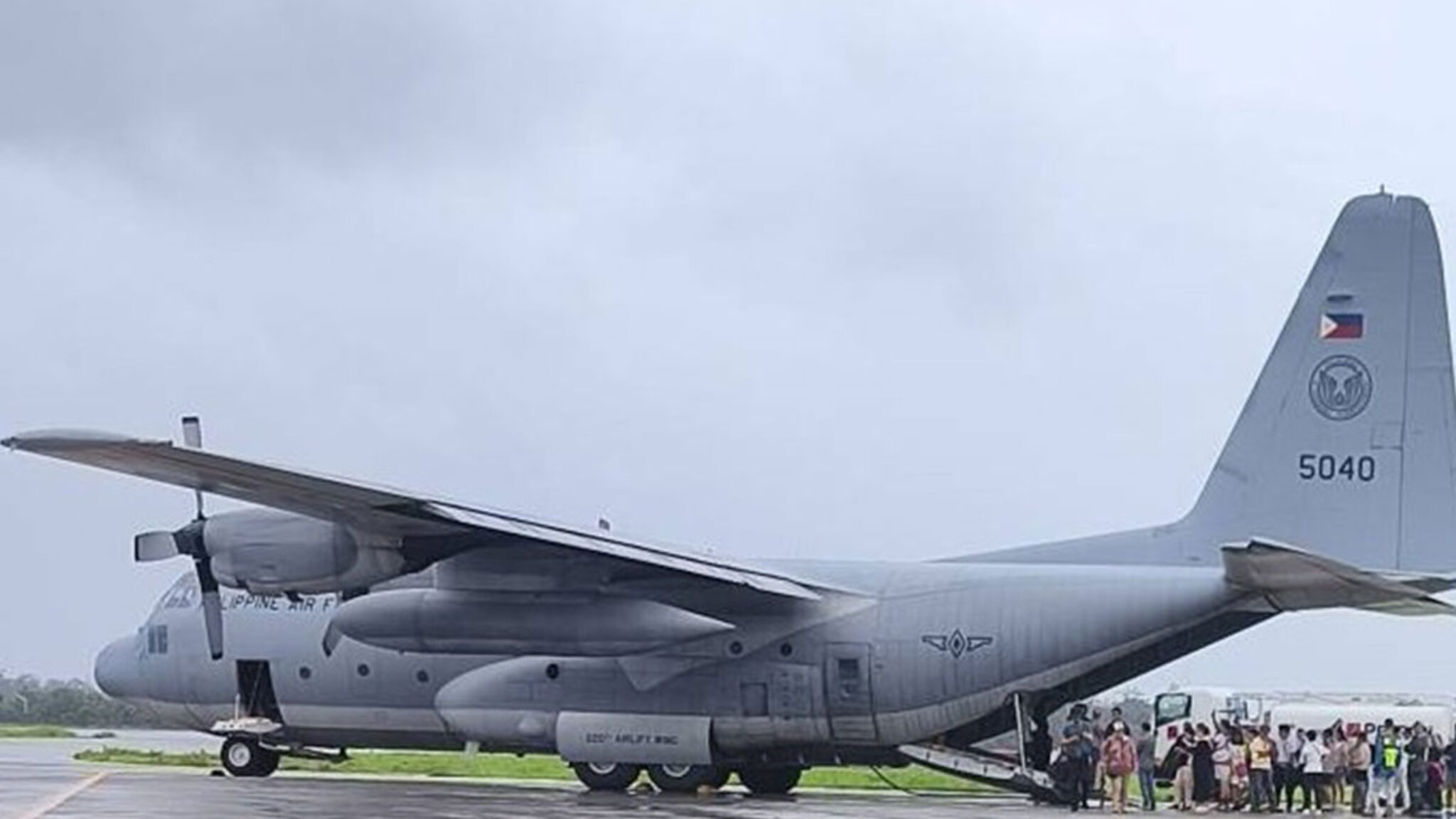 Special PAF flight brings relief, helps those stranded in Batanes