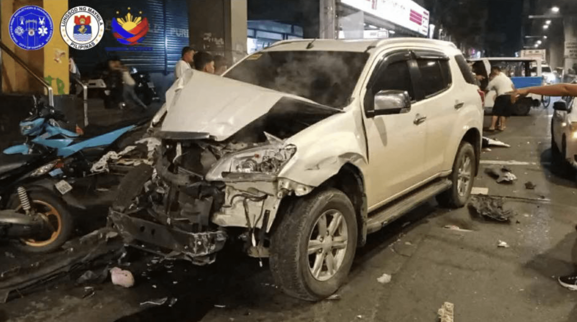 LTO suspends SUV driver’s license for Manila crash injuring 5
