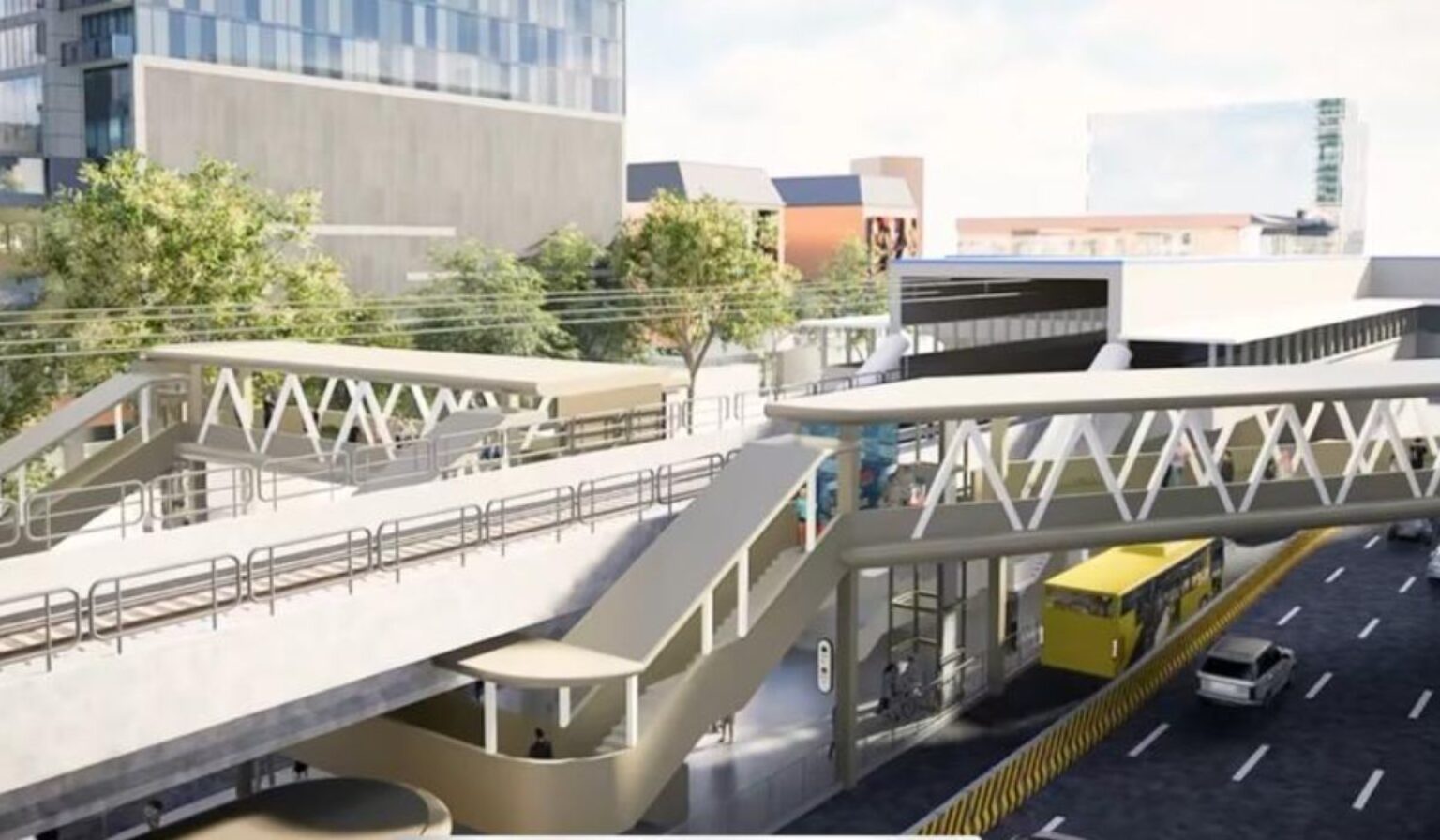 Mt. Kamuning no more? DOTr gives sneak peek of new footbridge