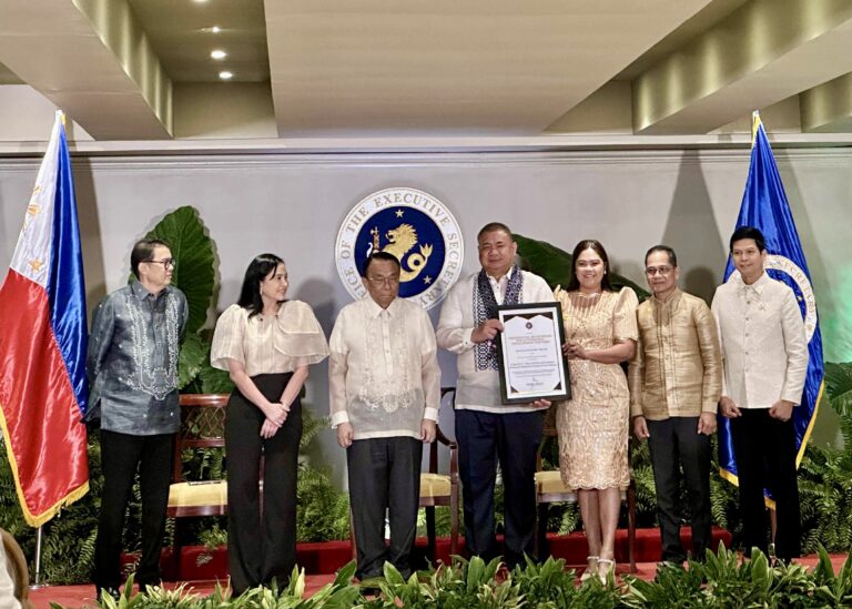 Iriga City earns Palace award as lone LGU championing MSMEs