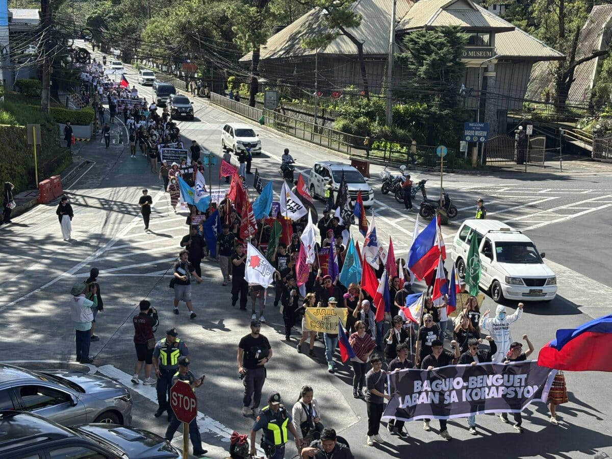 Chruch, students, workers lead 5,000-strong protest in Baguio