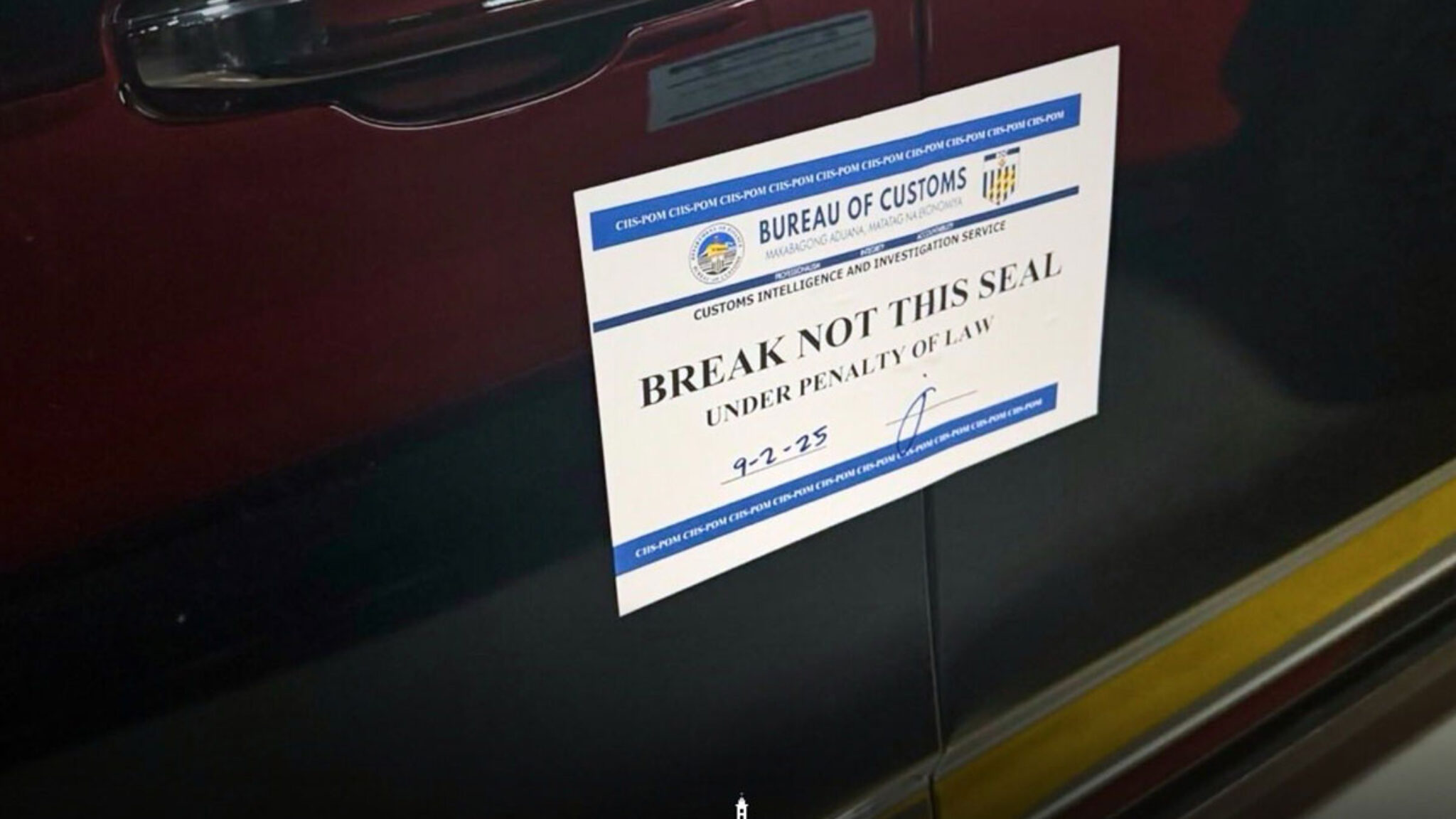 BOC secures 12 luxury cars of contractor Sarah Discaya’s family