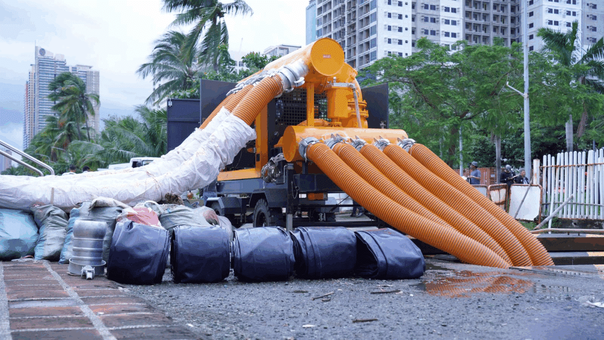 MMDA deploys mobile pumps in NCR for flood mitigation