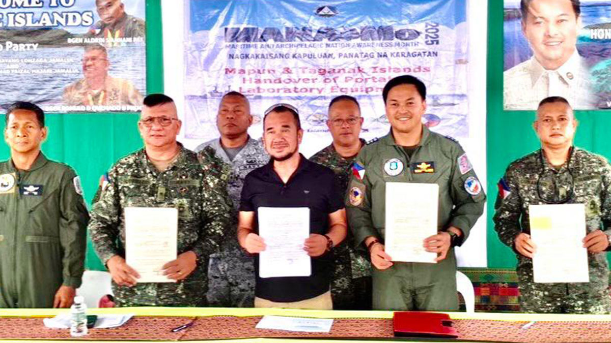 Reservists, AFP donate key medical equipment to 2 Tawi-Tawi