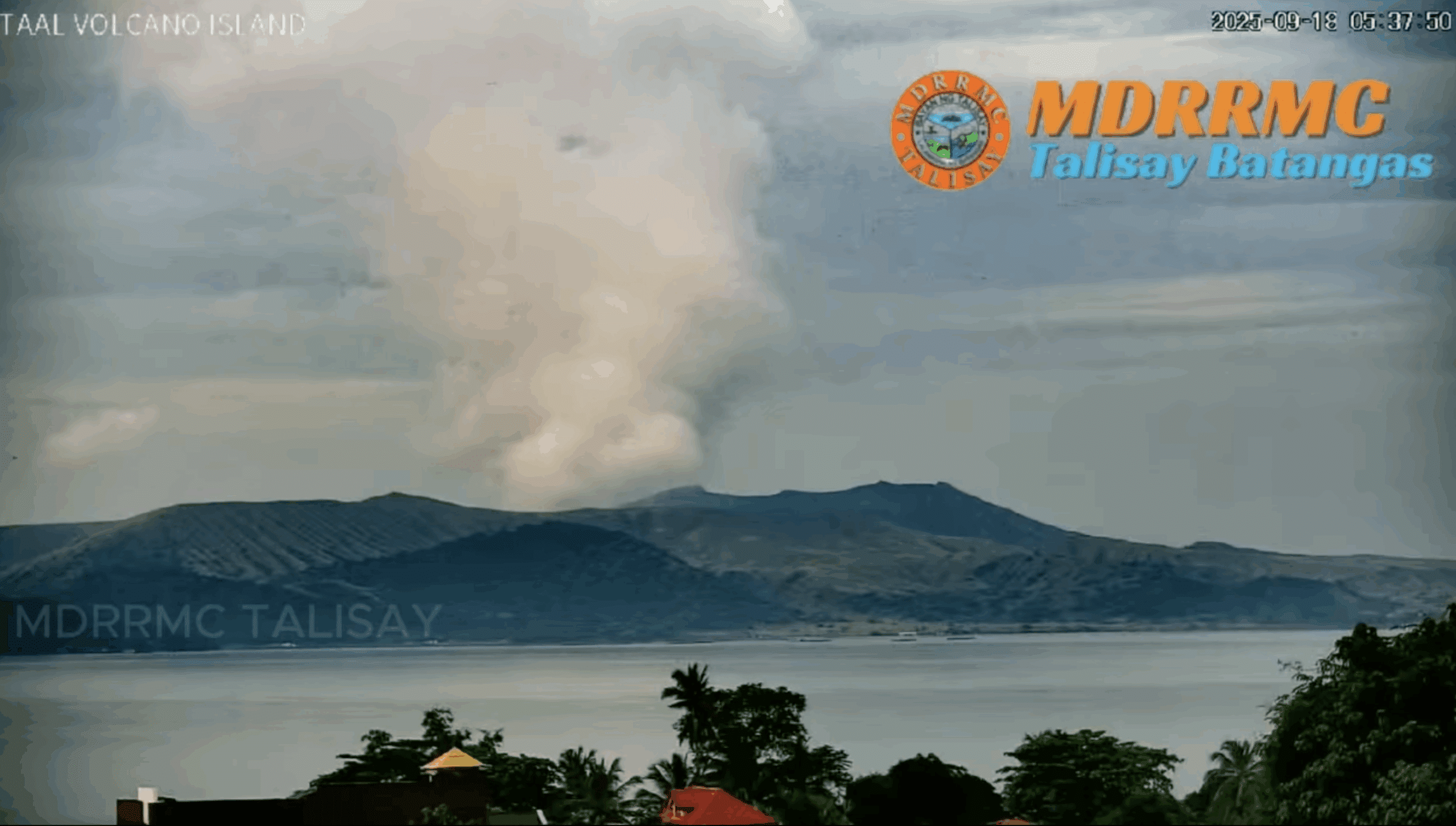 Taal Volcano erupts