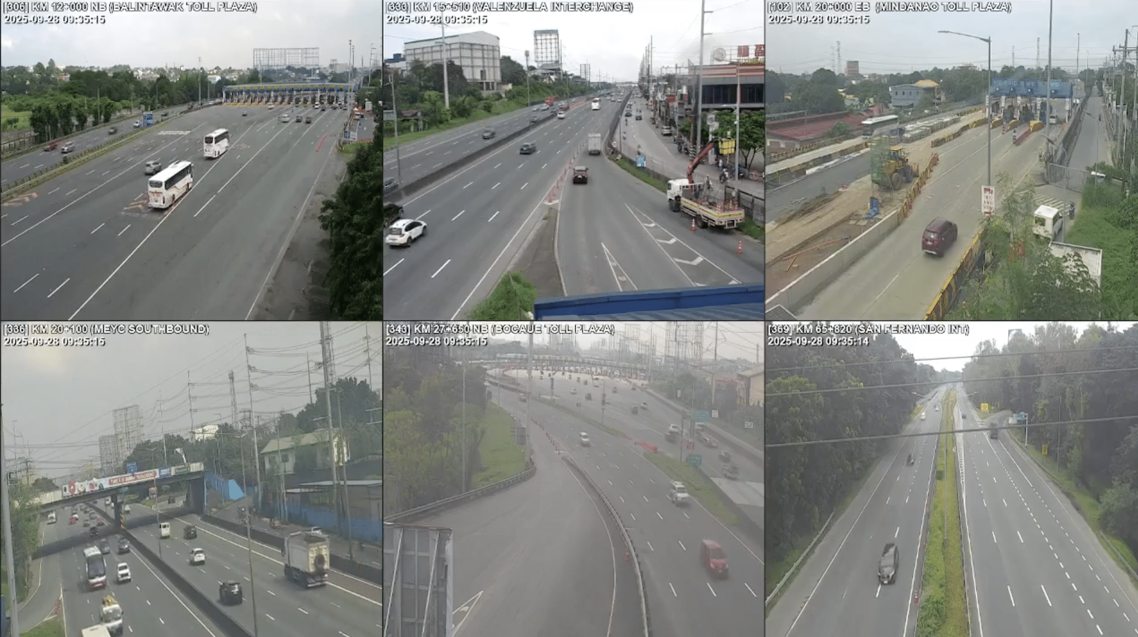 Light traffic on NLEX eases Sunday morning drive