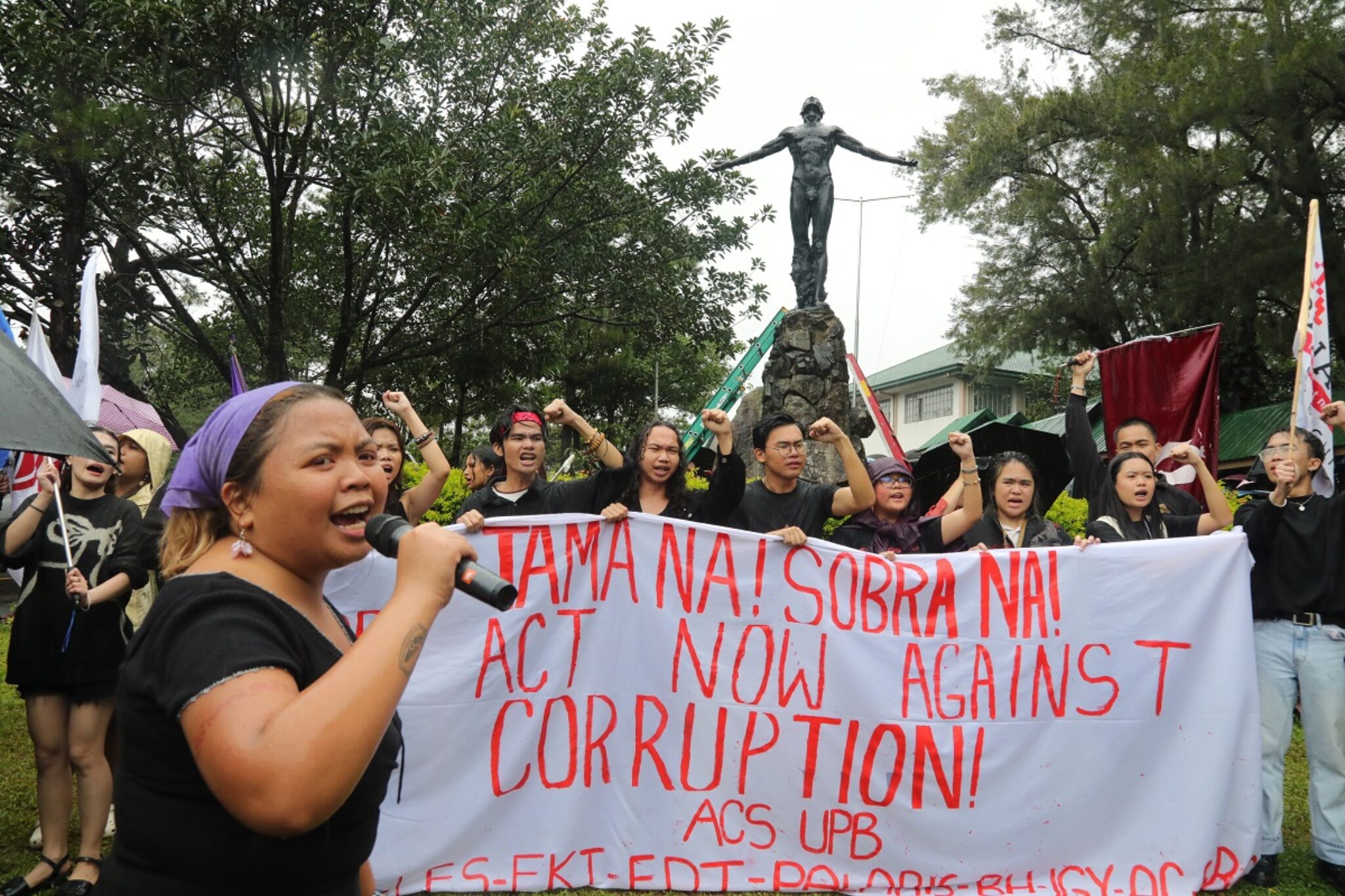 Corruption in infra works sparks student protest in Baguio