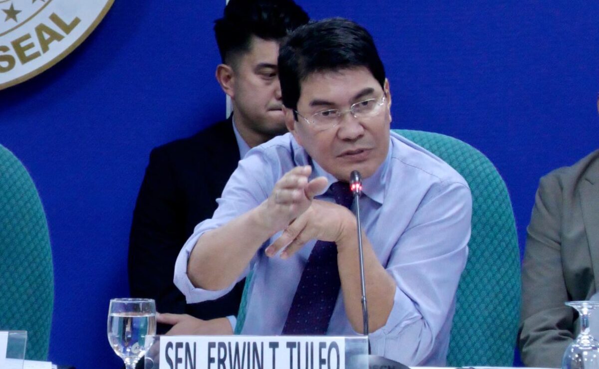 Senate names Erwin Tulfo acting head of blue ribbon panel