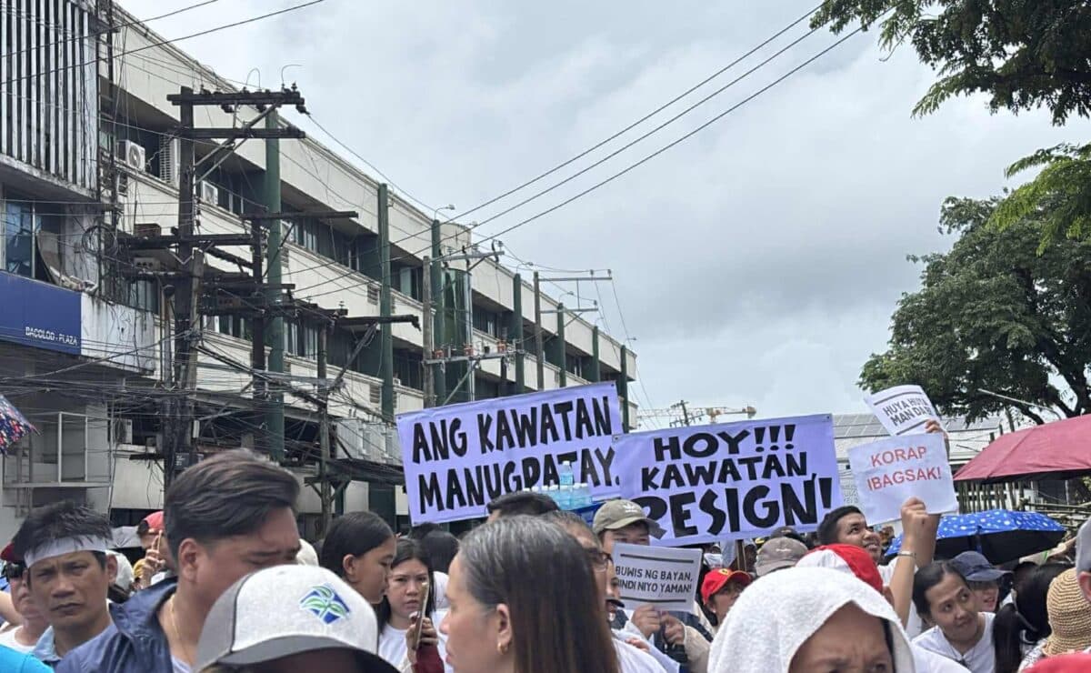 LOOK: Negrenses stage anti-corruption protest in Bacolod City