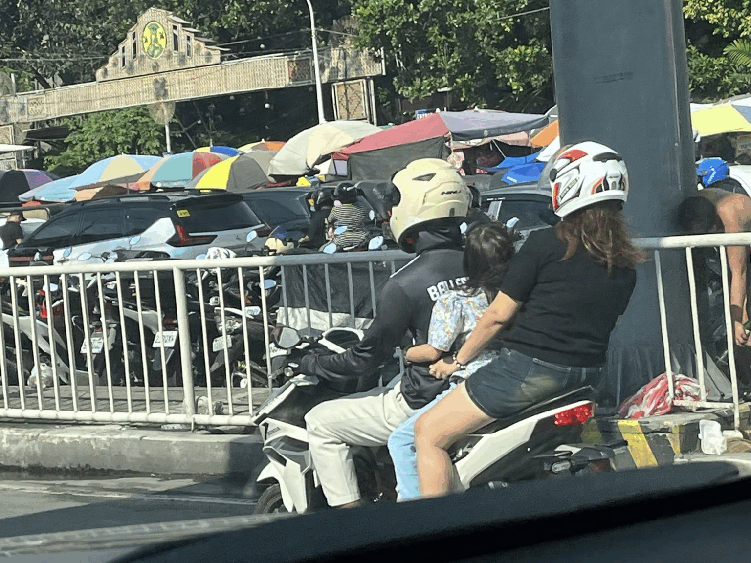 LTO summons biker for back riding 2, one a minor with no helmet