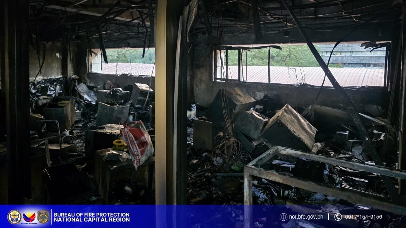 DPWH office fire caused by short circuit, says BFP