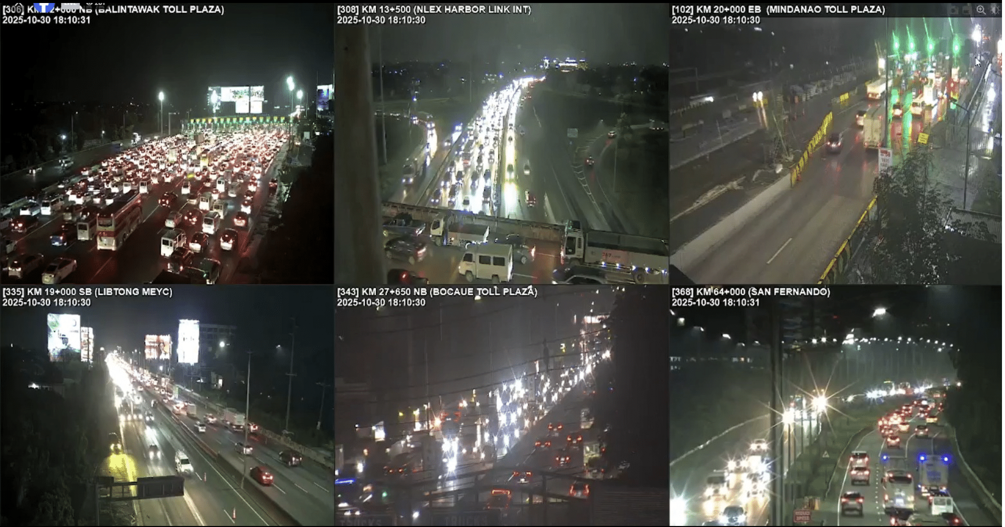 Traffic builds up at NLEx, SLEx, NAIAx as Undas rush starts