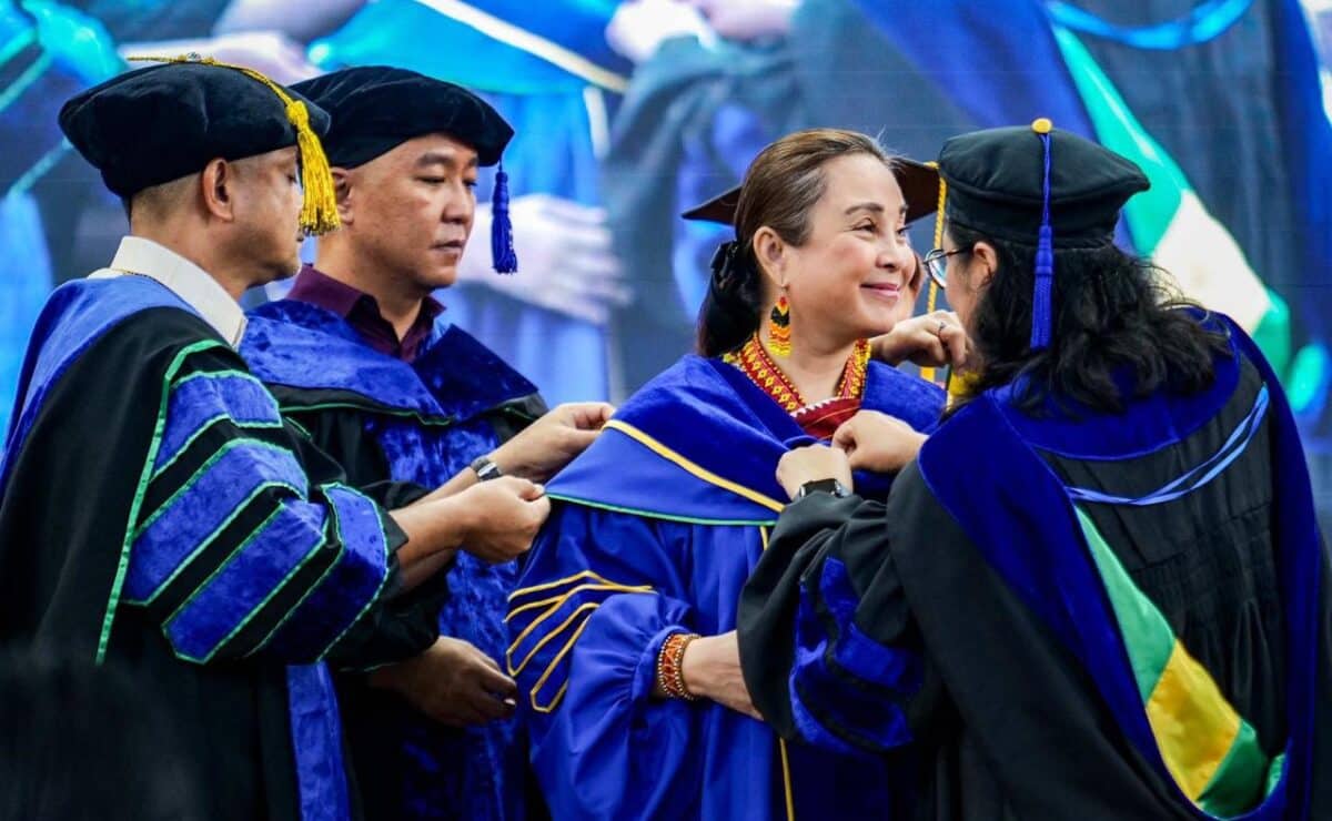 Loren Legarda conferred Doctor of Education degree by NVSU
