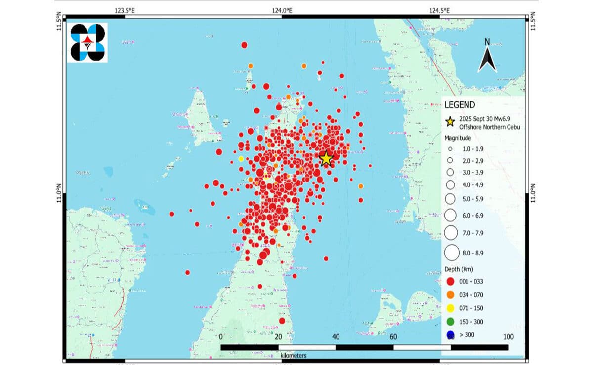 Phivolcs says Cebu quake generated over 5,000 aftershocks