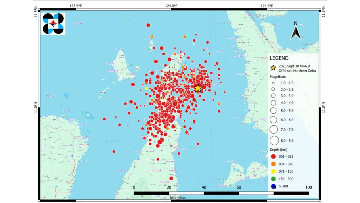 Phivolcs says Cebu quake generated over 5,000 aftershocks