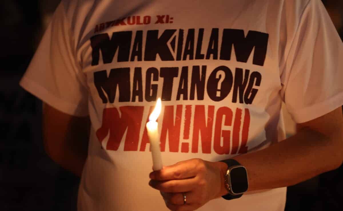 LOOK: Trillion Peso March holds protest at Edsa shrine