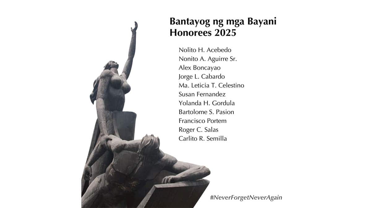 Slain, missing activists join Bantayog heroes