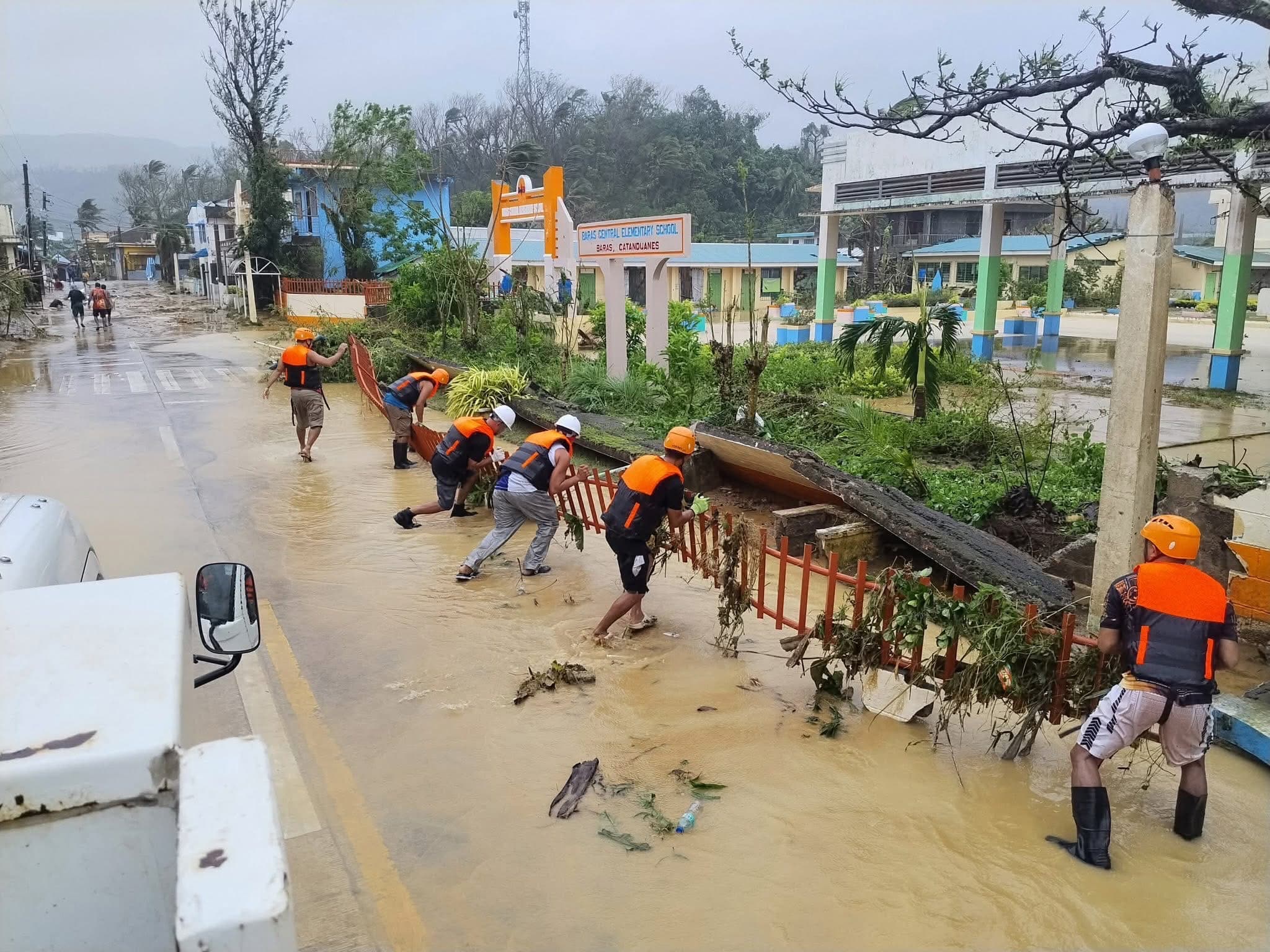 Several Bicol roads impassable due to landslides, debris