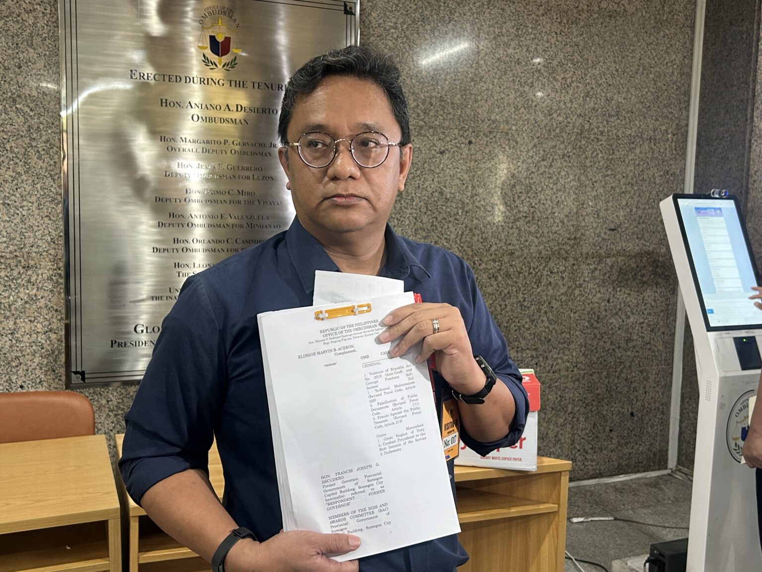 Escudero, Sorsogon execs face graft raps over P352-M anomalies